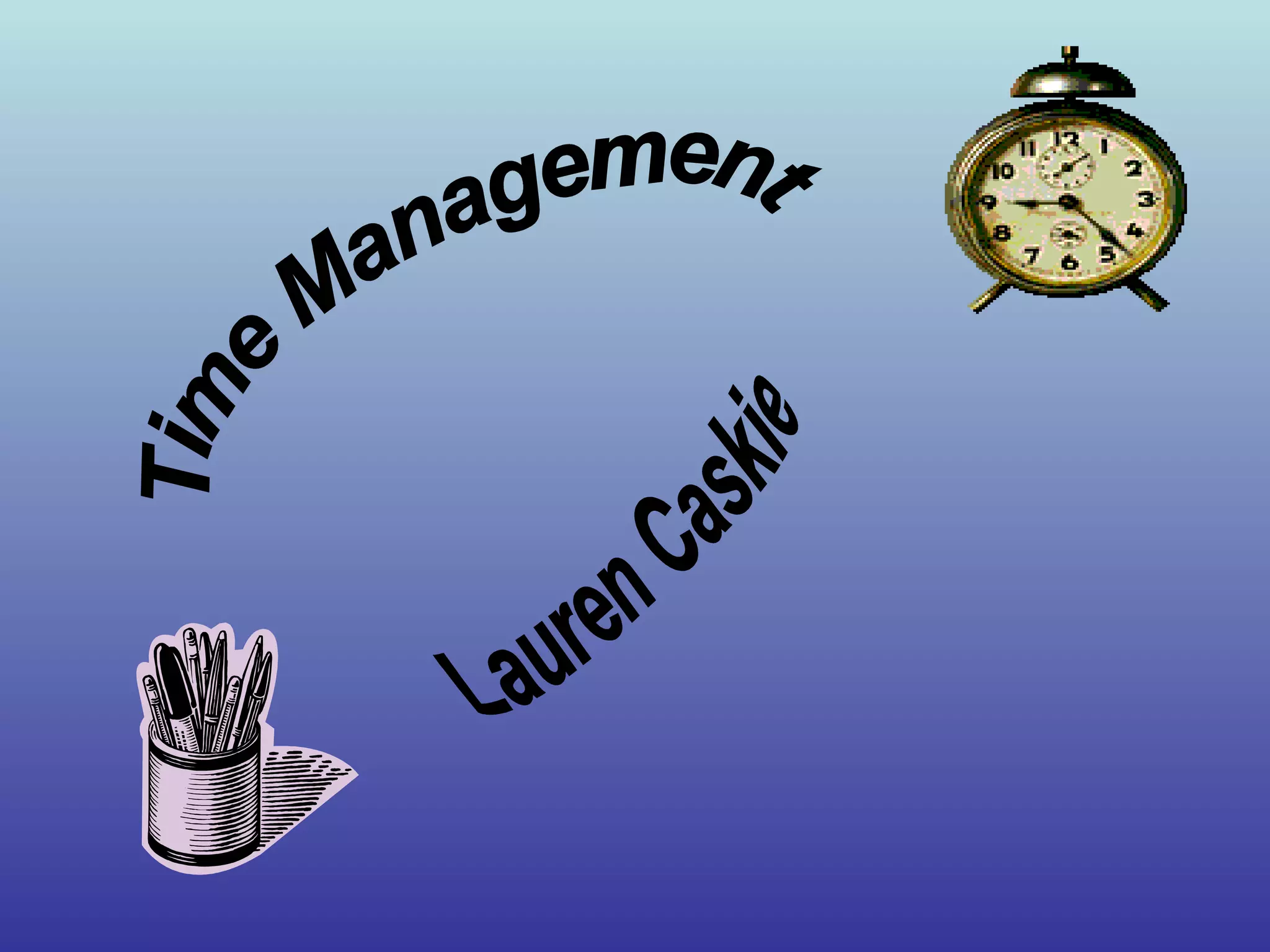 Powerpoint On Time Management. | PPT