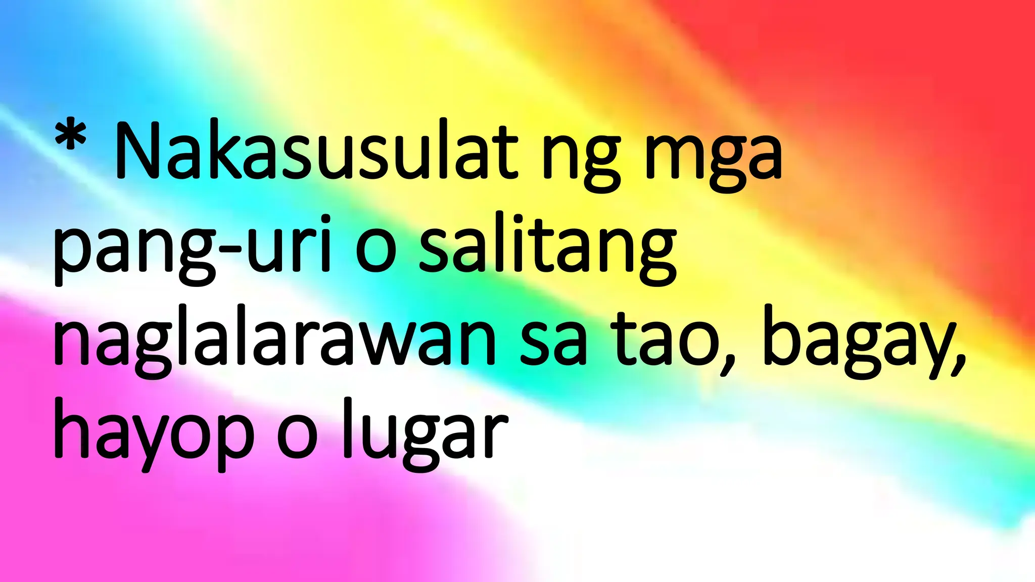 POWERPOINT-PANG-URI FILIPINO 2 GRADE 2 PANG URI | PPTX