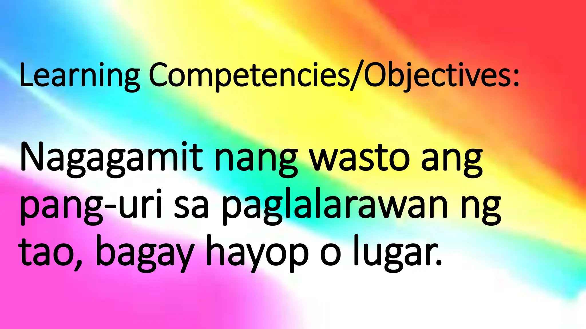 POWERPOINT-PANG-URI FILIPINO 2 GRADE 2 PANG URI | PPTX
