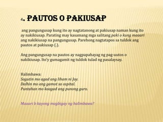 Powerpoint pangungusap | PPTX