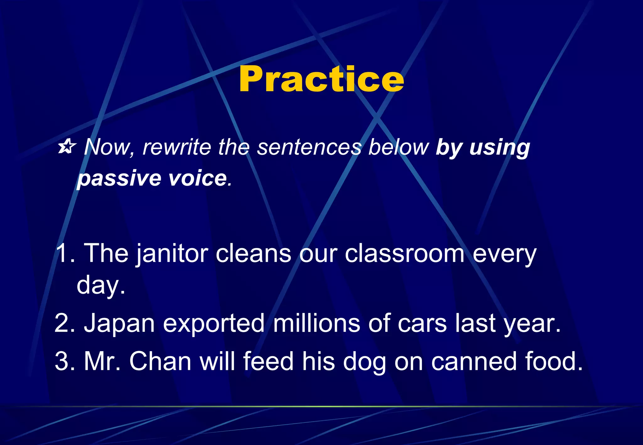 Powerpoint passive voice | PPT