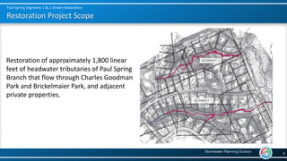 Paul Springs Segment 1 & 2 Stream Restoration | PPT