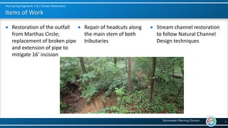 Paul Springs Segment 1 & 2 Stream Restoration | PPT