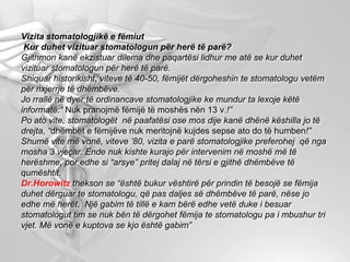 Njohuri te pergjithshme rreth PEDODONCIS | PPTX