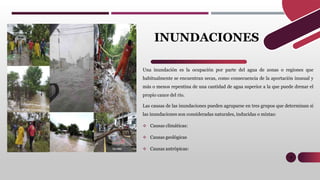 Presentación lineal - Desastres Naturales | PPTX