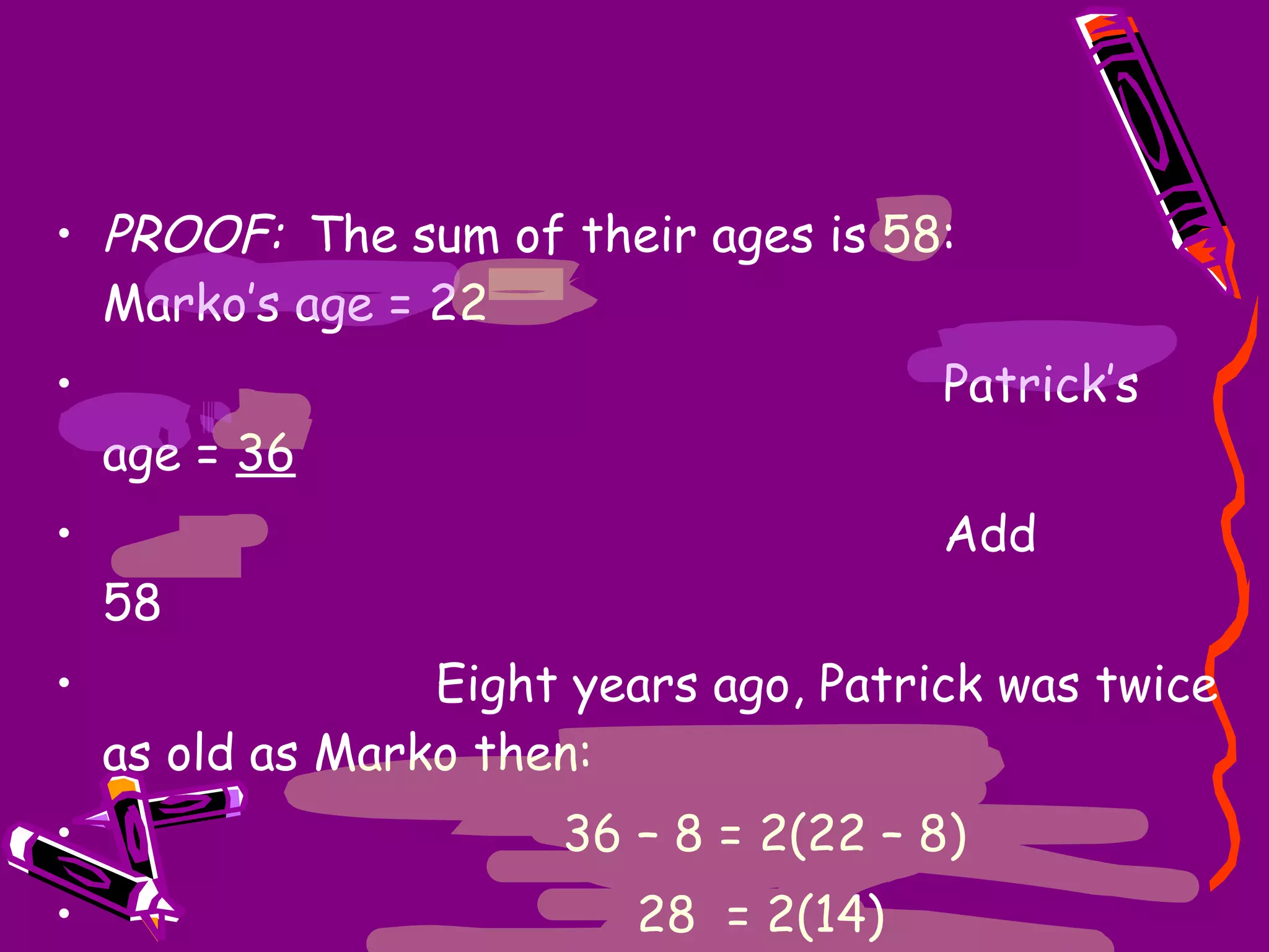 Algebra "Age Problem" | PPT