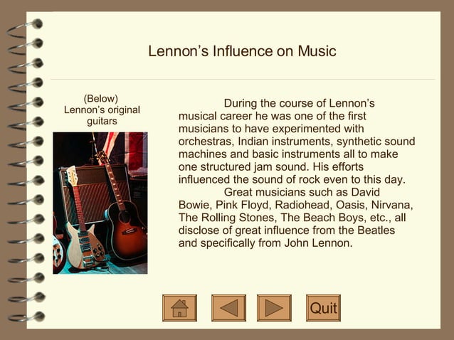 Life of John Lennon | PPT | Music | Entertainment