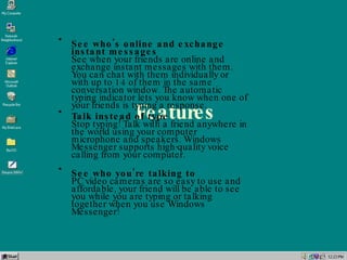 PowerPoint Presentation NetMeeting 3.X and Messenger | PPT