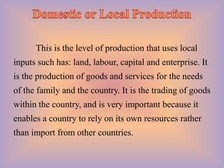 The Nature of Production | PPTX