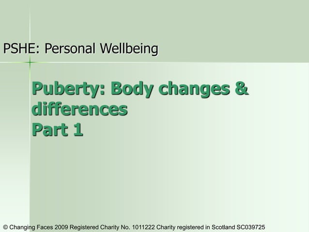 Powerpoint puberty part 1, puberty, body changes & differences | PPT