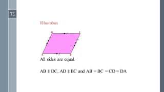 Powerpoint quadrilaterals | PPTX