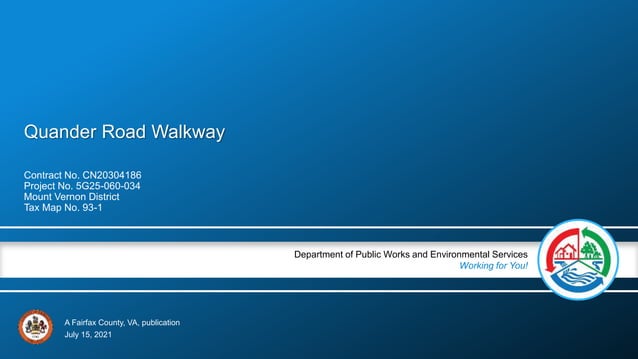 Quander Road Walkway | PPT