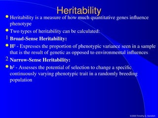 powerpoint-quantitative-genetics.itisppt | PPT | Genetics | Science