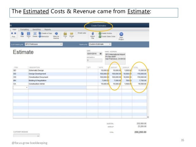Quickbooks Set-up & Workflow for architects