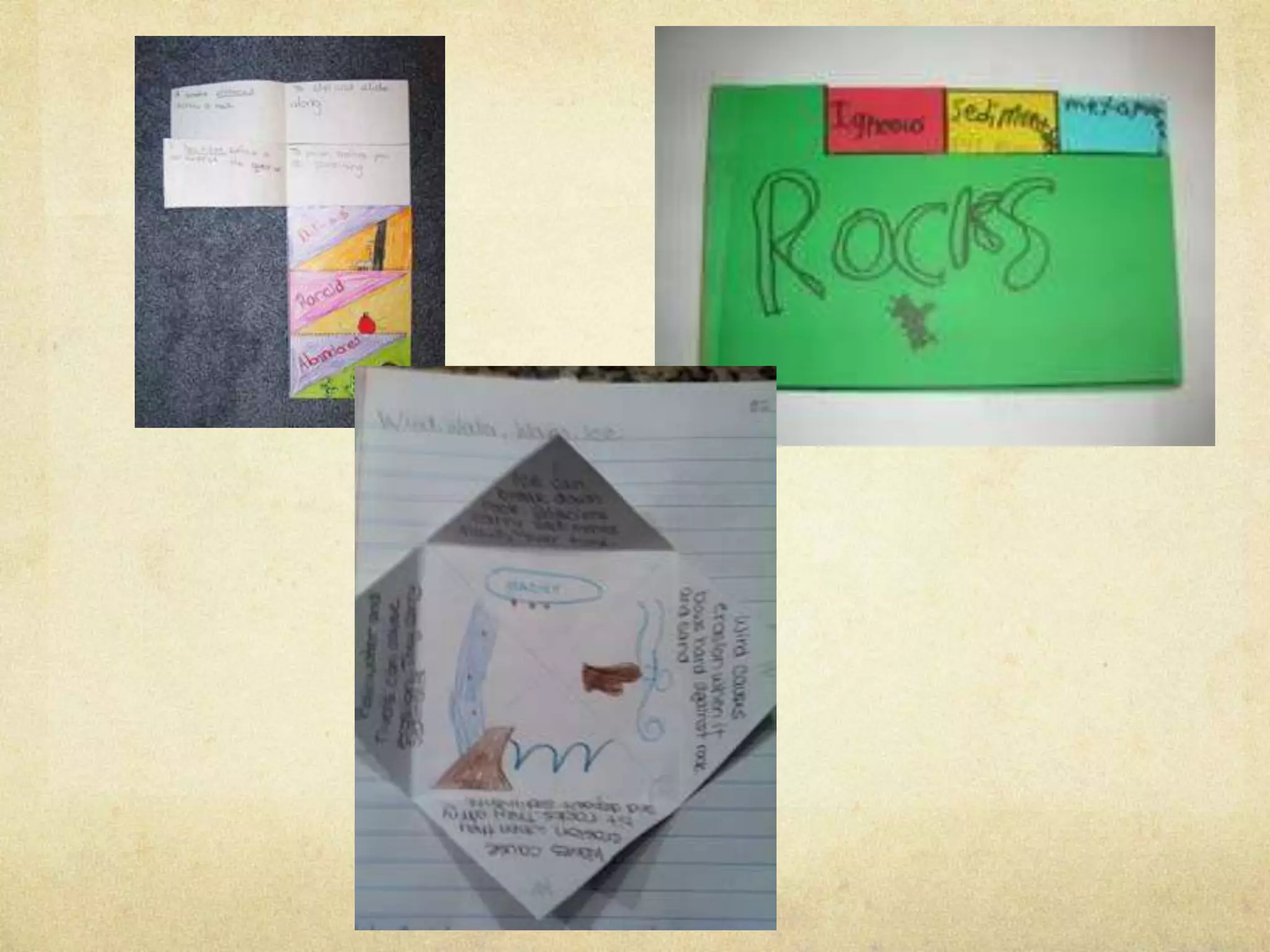 Power point rock cycle, foldables, math | PPTX