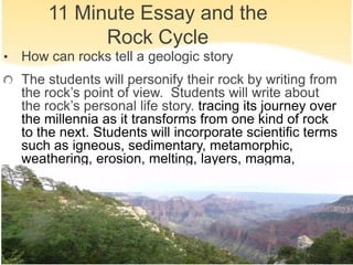Power point rock cycle, foldables, math | PPT