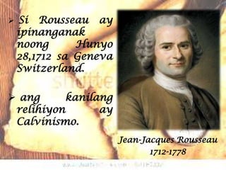 Power point rousseau | PPTX