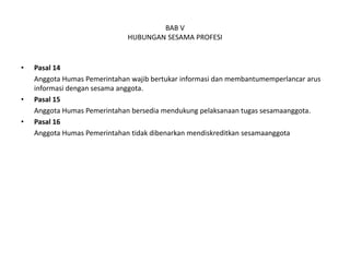 ETIKA KEHUMASAN PEMERINTAH DAN BUMN | PPTX