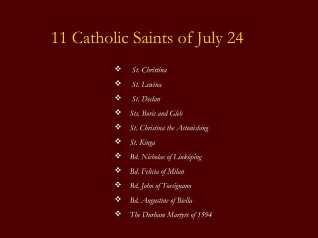 Mennonite Martyrs and Catholic Saints | PPT