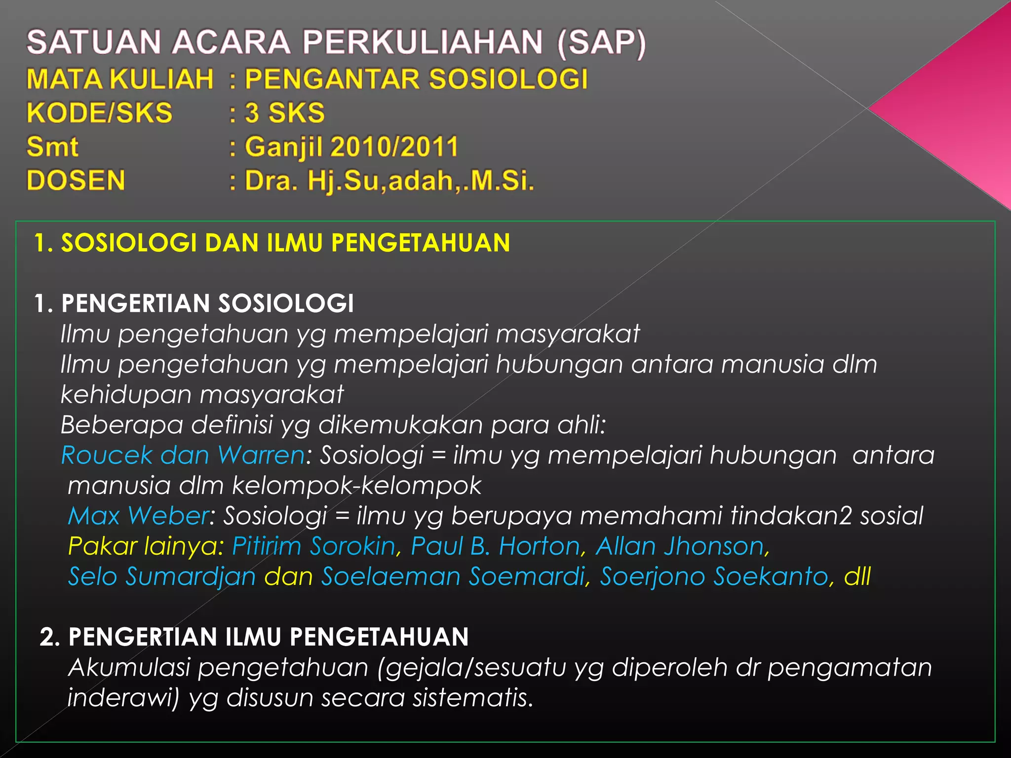 Power point sap-sosiologi-32 | PPT