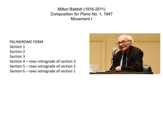 Serialismus Definition