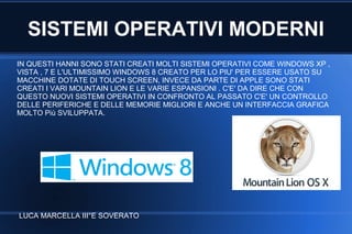 Power point sistemi operativi , luca marcella 3° e | ODP