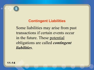 Unit 11 - Current Liabilities and Contingent Liabilities | PPT