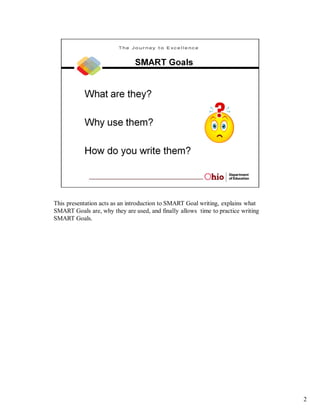 Power point smart goals from ode | PDF