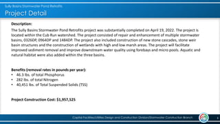 SULLY BASINS STORMWATER POND RETROFITS | PPT