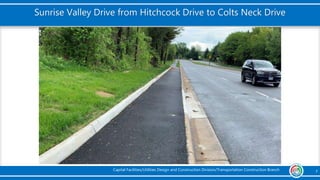 Sunrise Valley Drive from Hitchcock Drive to Colts Neck Drive | PPT