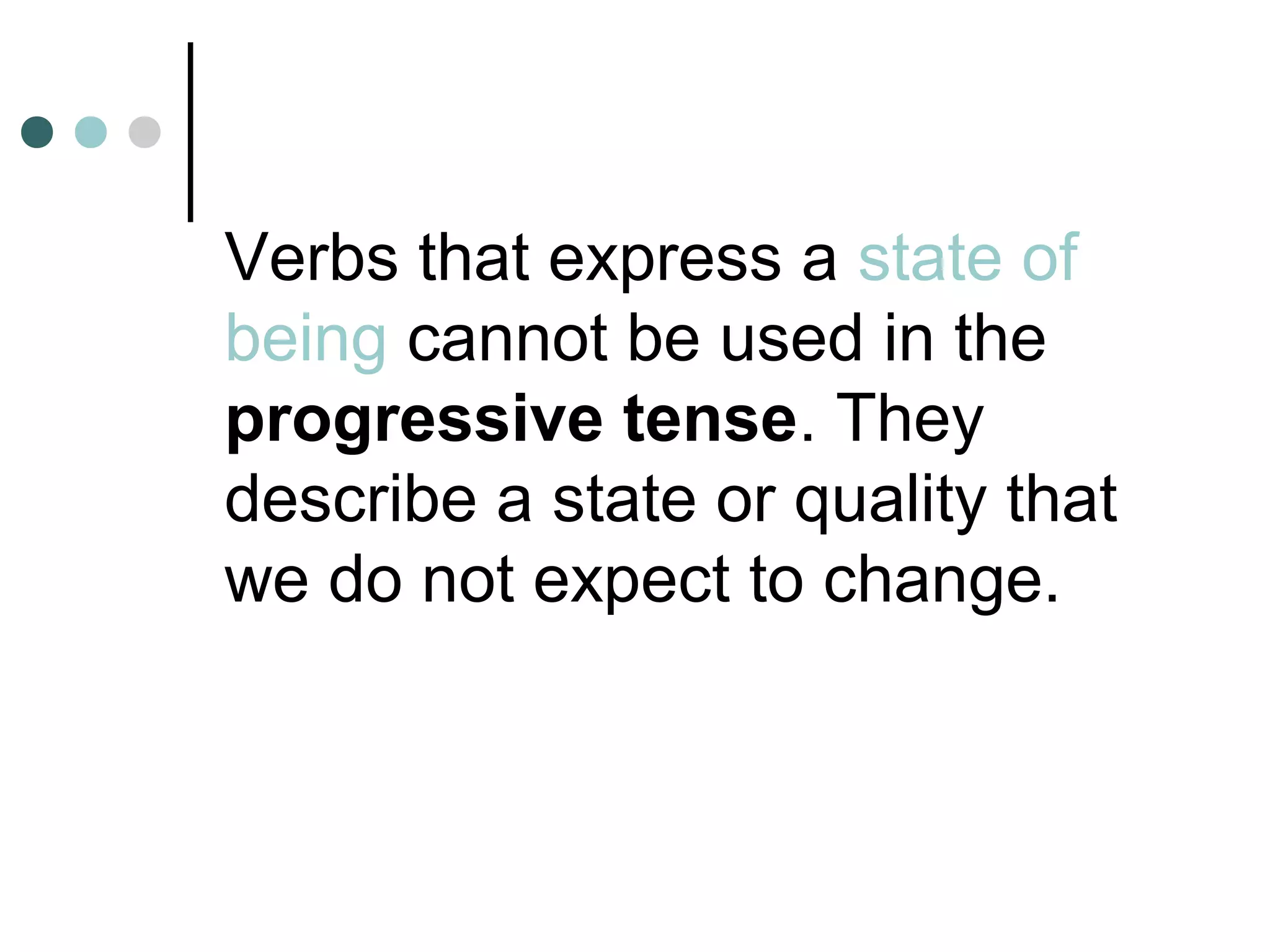 Power point the present progressive tense | PPT