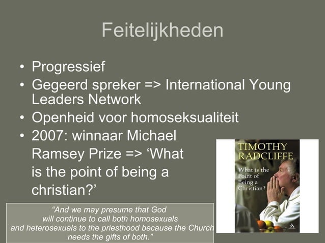 Powerpoint Timothy Radcliffe | PPT