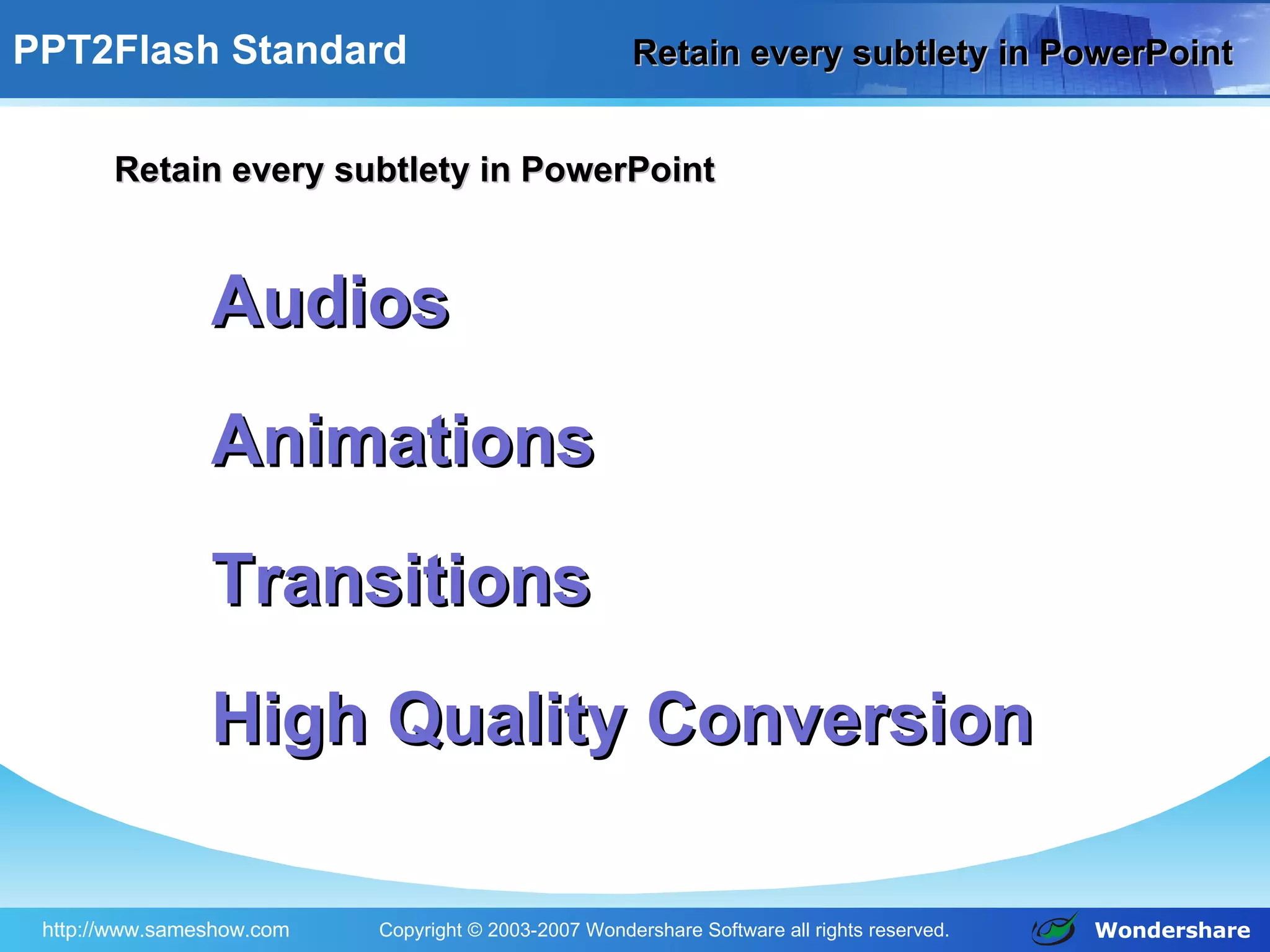 PowerPoint to Flash slide show | PPT