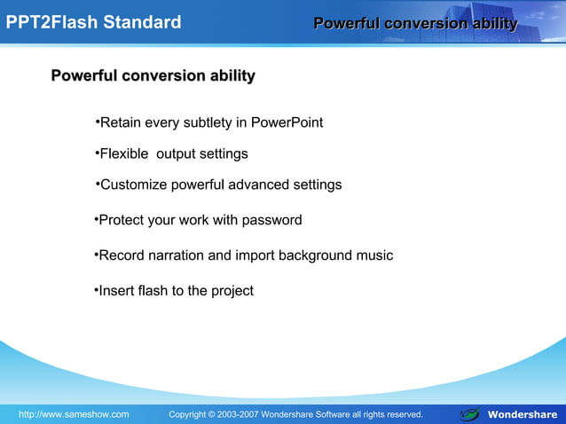 PowerPoint to Flash slide show | PPT