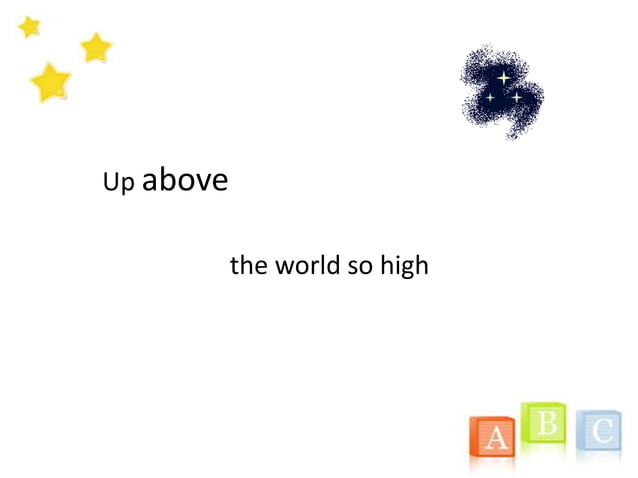 Powerpoint twinkle, twinkle, little star | PPTX