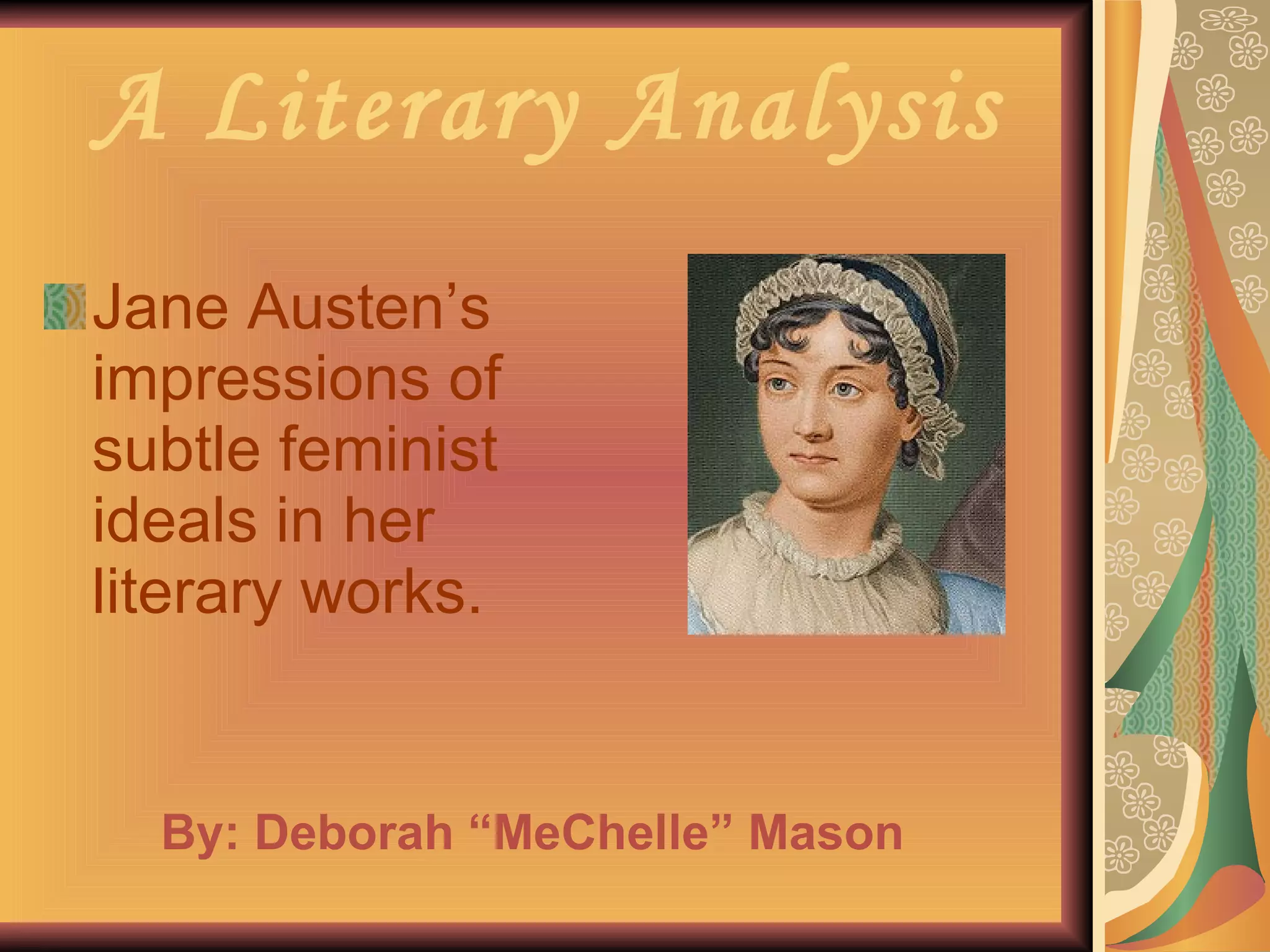 Literary Analysis of Jane Austen's Works | PPT | Free Download
