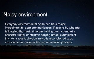 Barriers of communication | PPT