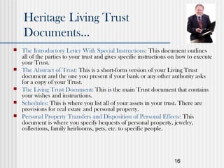 About Living Trusts | PPT