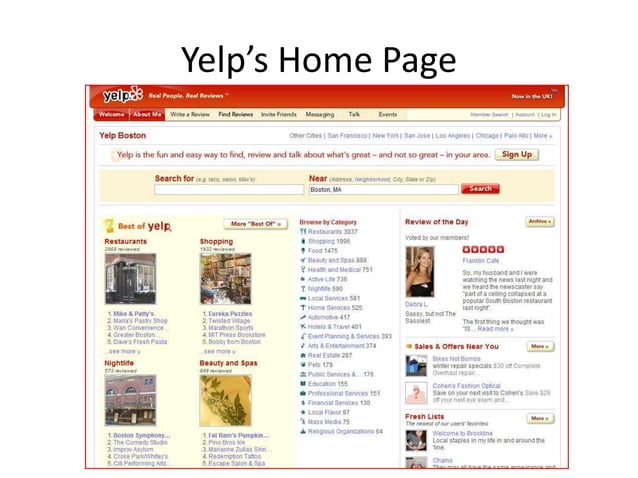 Yelp Introduction | PPTX
