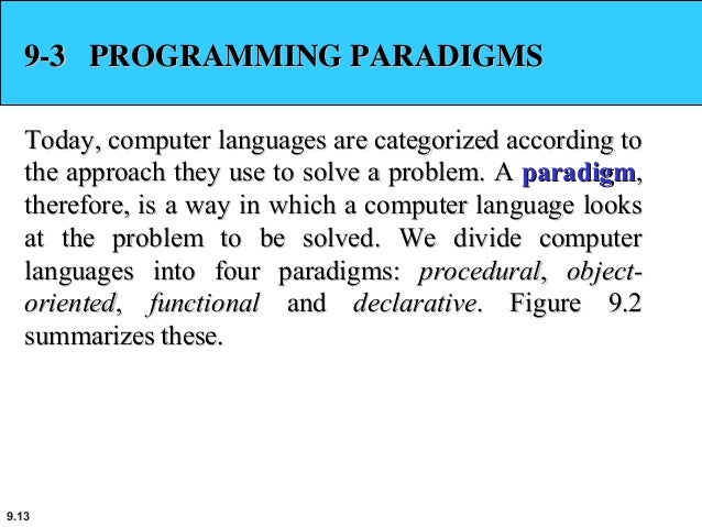 Programming Languages An Intro