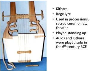 Power point 1: Ancient Music | PPTX