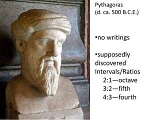 Power point 1: Ancient Music | PPTX