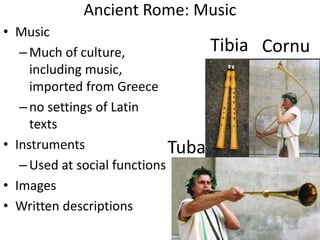 Power point 1: Ancient Music | PPTX