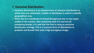 Marketing Mix: PLACE | PPT