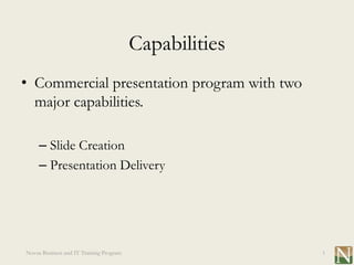 PowerPoint Lesson 1: PowerPoint Basics | PPTX