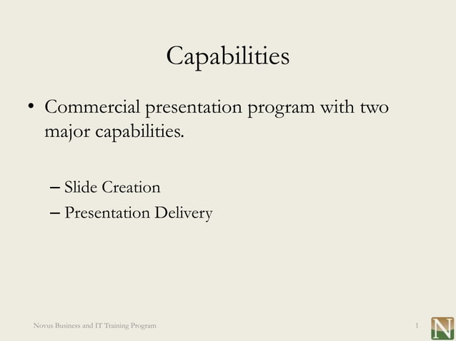 PowerPoint Lesson 1: PowerPoint Basics | PPTX | Desktop Publishing ...