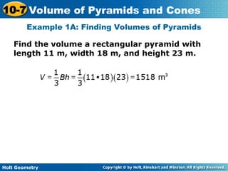 powerpoint 10-7 (1) the Volume of the Pyramid | PPT