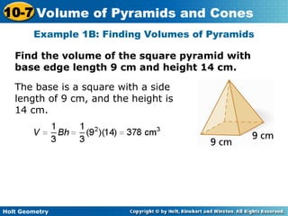powerpoint 10-7 (1) the Volume of the Pyramid | PPT