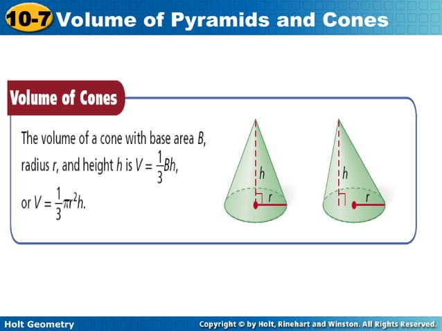 powerpoint 10-7 (1) the Volume of the Pyramid | PPT