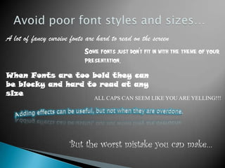 PowerPoint 101: What NOT to Do! | PPTX